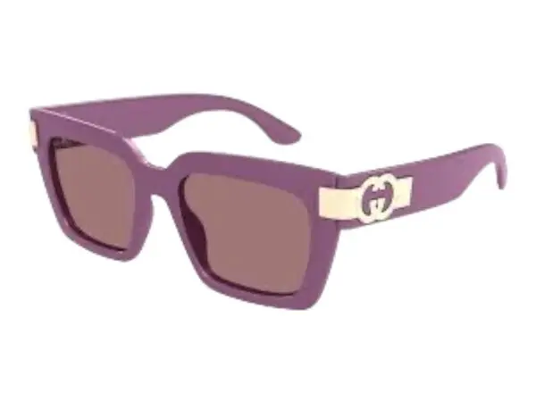 Gucci Oversized Sunglasses 54 - Violet/brown (gg1689s/004