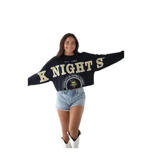 GAMEDAY SOCIAL Ucf Knights Phipps Cropped Sweatshirt