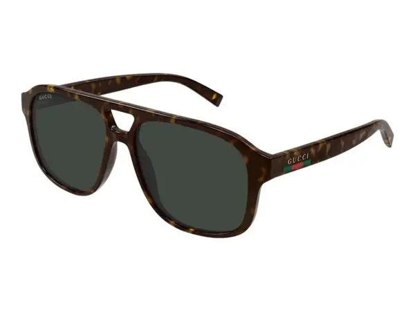 Gucci Havana Aviator Sunglasses - Havana/gray (gg1856s/002)