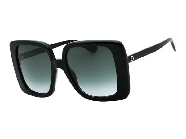 Gucci Oversized Square Frame Sunglasses - Black/grey (gg1314s/001)