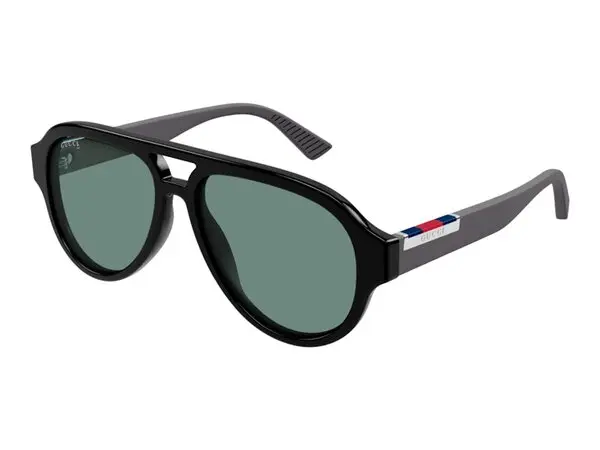 Gucci Aviator Sunglasses - Black Grey Green/green (gg2088s/002)