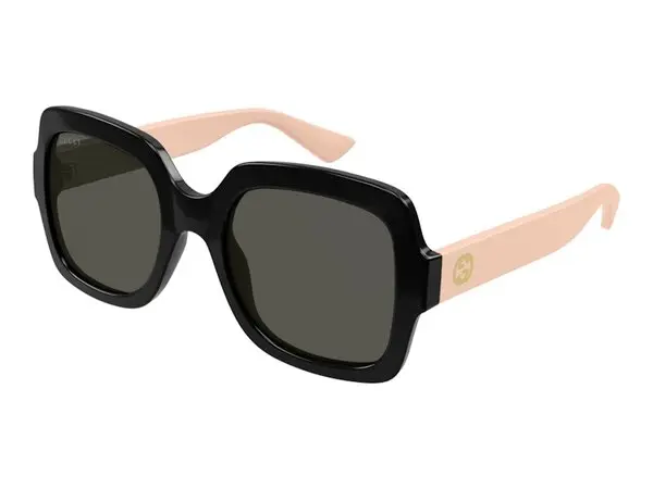 Gucci Rectangular Sunglasses - Black Pink/grey (gg1337s/008)