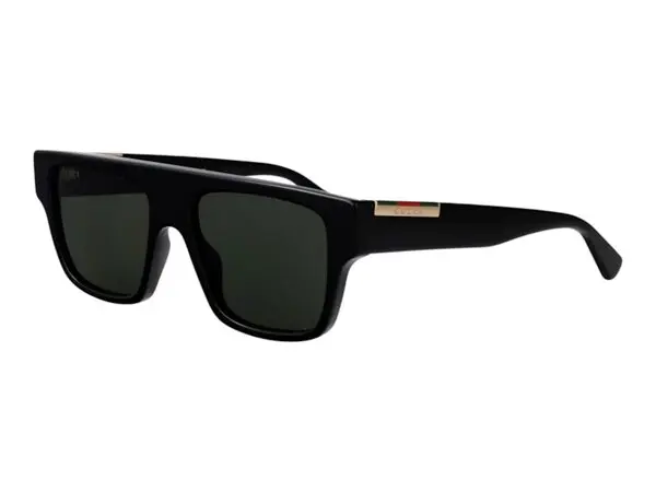 Gucci Flat Top Sunglasses - Black Black Grey/grey (gg1960s/002)