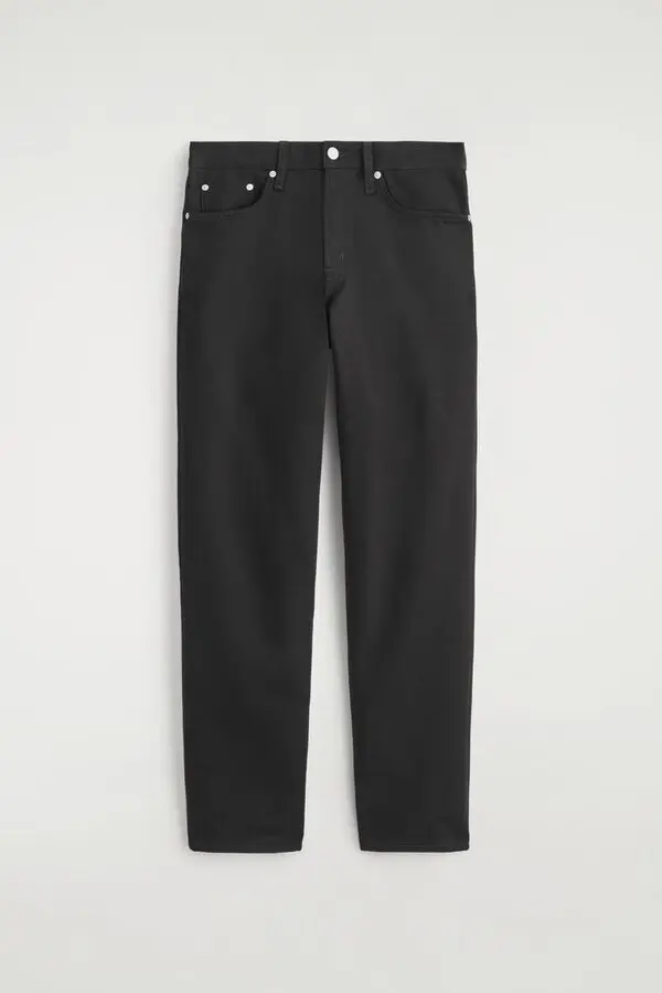 Cos Signature Regular-fit Straight-leg Jeans - Black