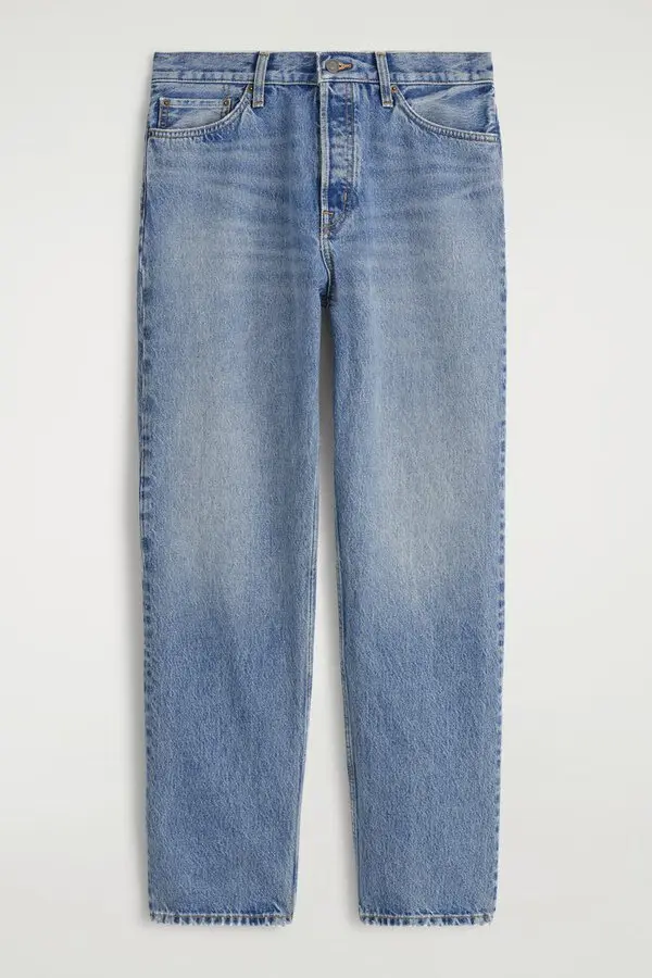 Cos Signature Regular-fit Straight-leg Jeans - Blue