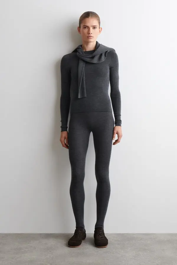 Cos Seamless Merino Wool Leggings