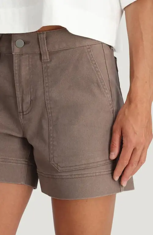 FREE FLY Stretch Cotton Twill Relaxed Short - Fossil