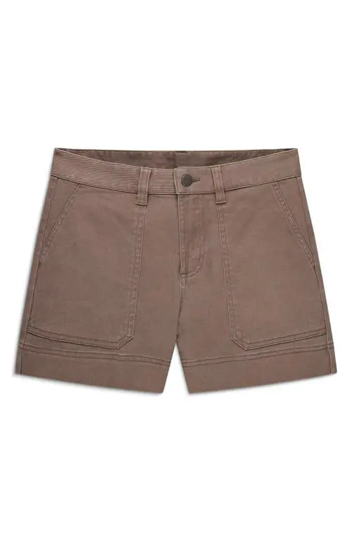 FREE FLY Stretch Cotton Twill Relaxed Short - Fossil