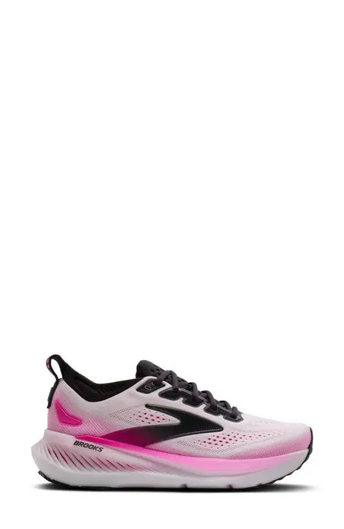 Brooks Glycerin 23 Lace-up Running Shoe - White/phantom/cyber Pink