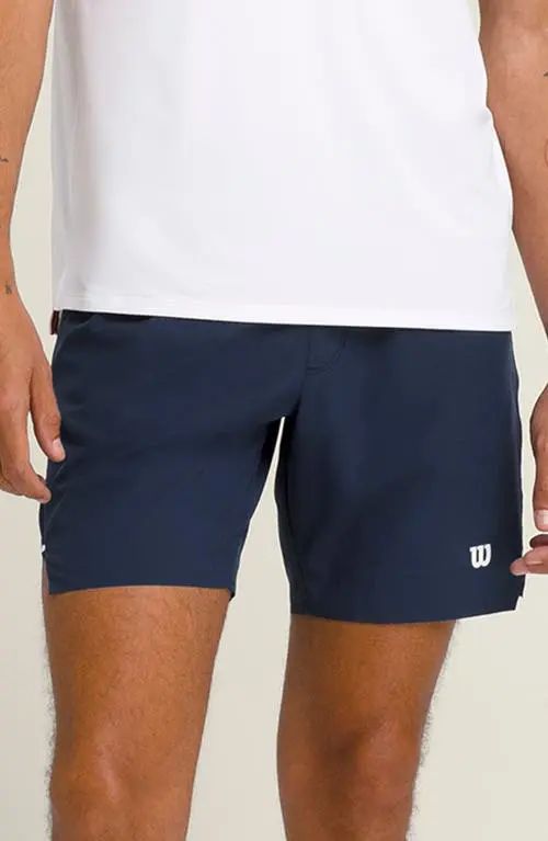 Wilson Tournament V2 Tennis Shorts - Classic Navy