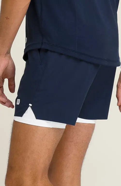 Wilson Tournament 5-inch Unlined Shorts - Classic Navy