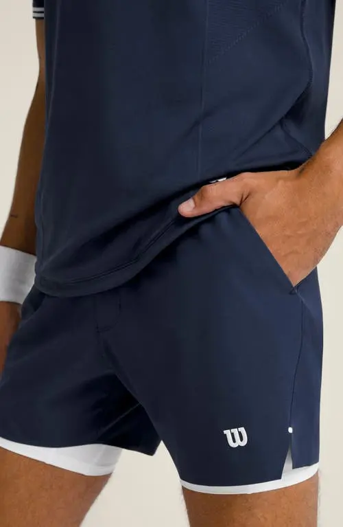 Wilson Tournament 5-inch Unlined Shorts - Classic Navy