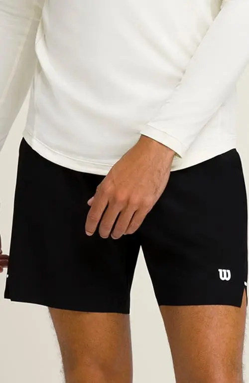 Wilson Tournament V2 7-inch Tennis Shorts - Black