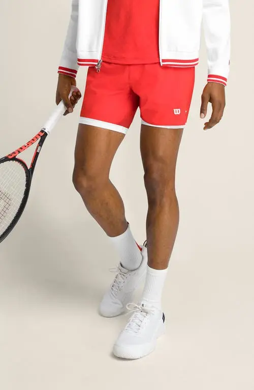 Wilson Tournament V2 7-inch Tennis Shorts - Infrared