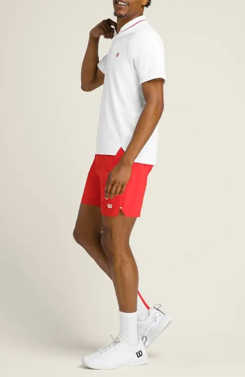 Wilson Tournament V2 7-inch Tennis Shorts - Infrared