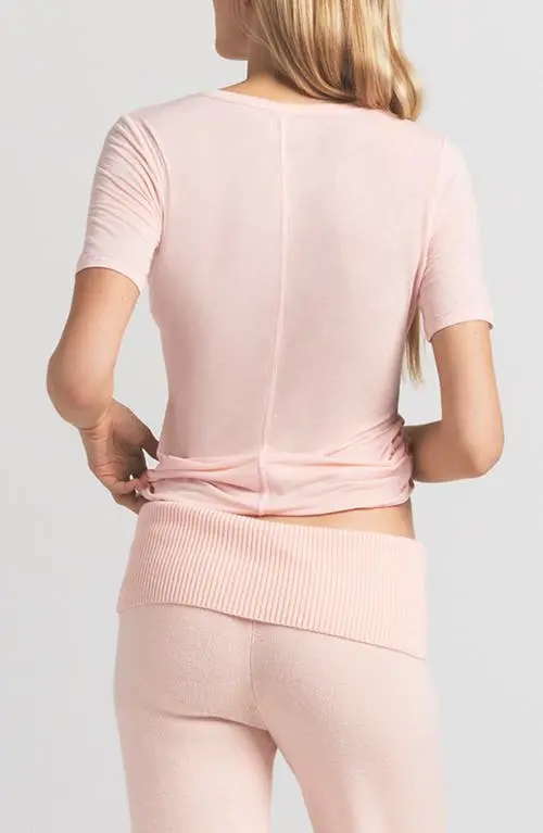 SKIMS Sheer Modal Long T-shirt - Primrose
