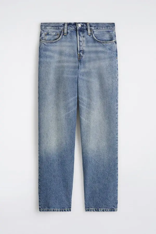 Cos Rider Relaxed-fit Straight-leg Jeans - Blue