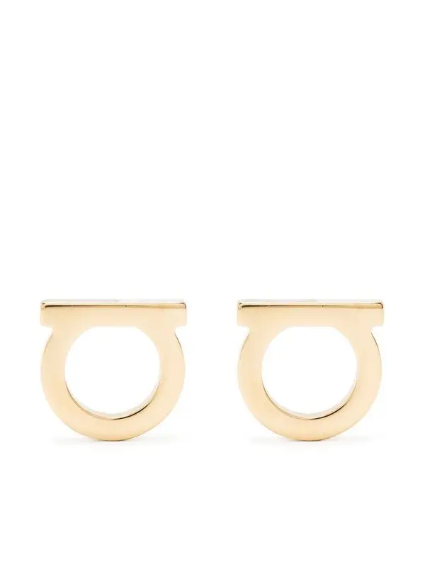 FERRAGAMO Gancini Earrings - Gold