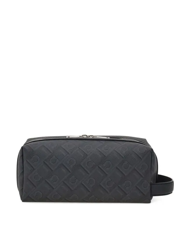 FERRAGAMO Monogram Beauty-case - Black