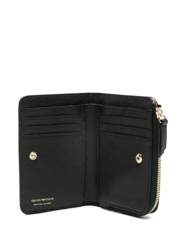 Emporio Armani Leahter Bifold Wallet - Black