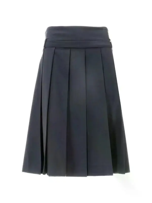 Vivetta Pleated Midi Skirt - Blue