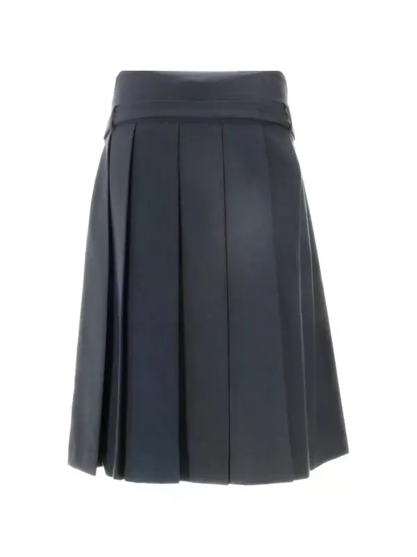Vivetta Pleated Midi Skirt - Blue