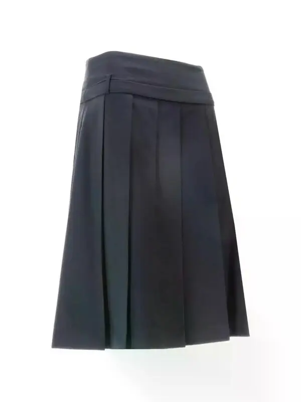 Vivetta Pleated Midi Skirt - Blue