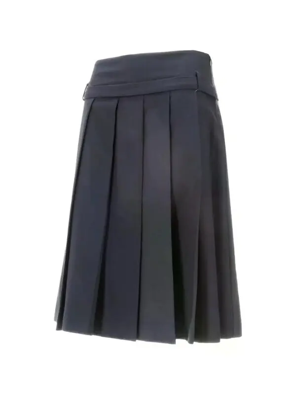 Vivetta Pleated Midi Skirt - Blue