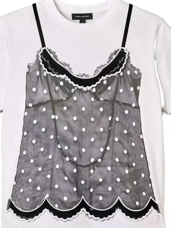 Marc Jacobs Trompe L'oeil Round-neck T-shirt