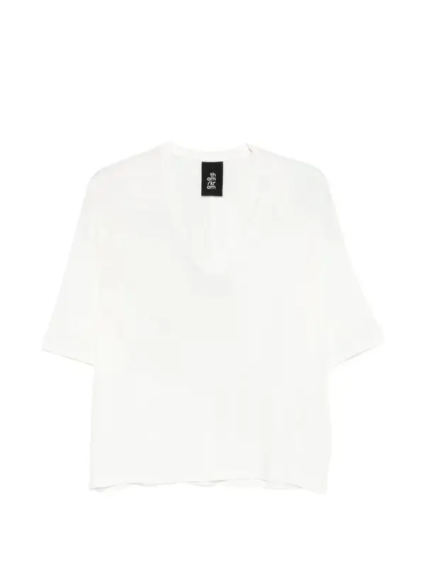 THOM KROM V-neck T-shirt - White
