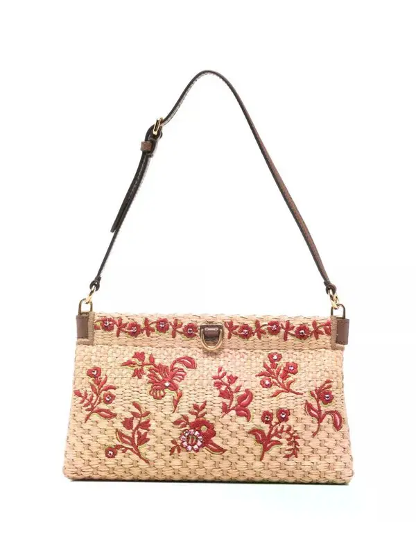Etro Floral-embroidered Clutch