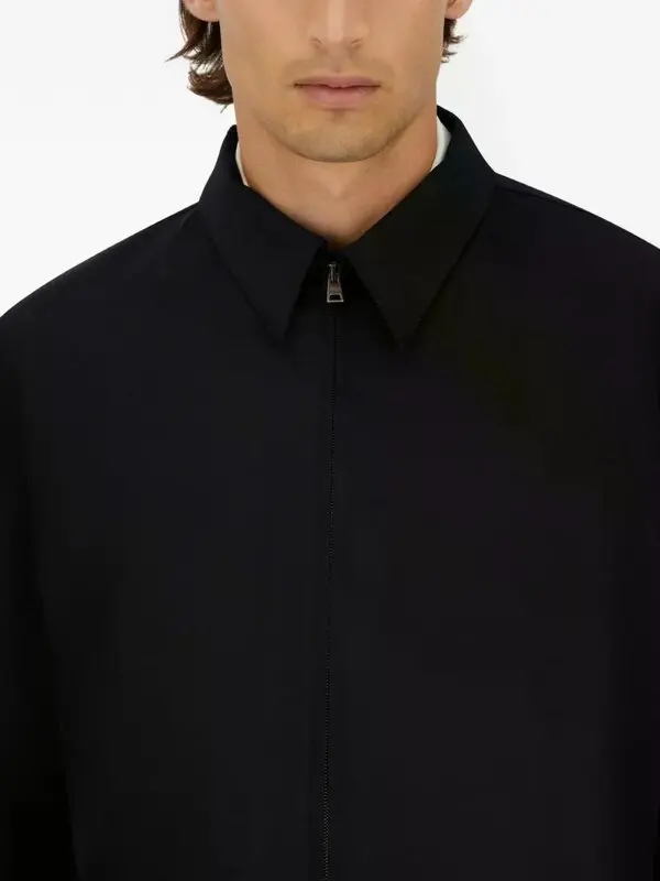 Herno Zip-up Shirt Jacket - Blue