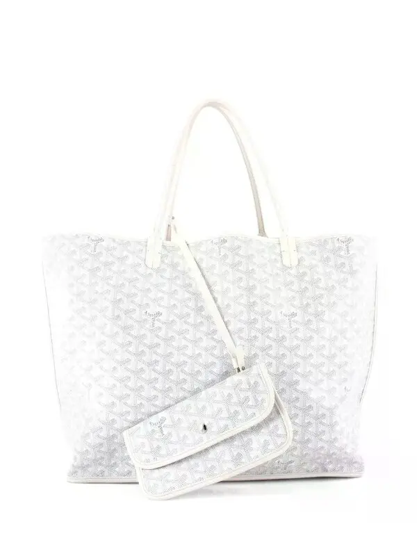 Goyard Anjou Reversible Coated Canvas And Toile Canvas Pm Tote Bag - White