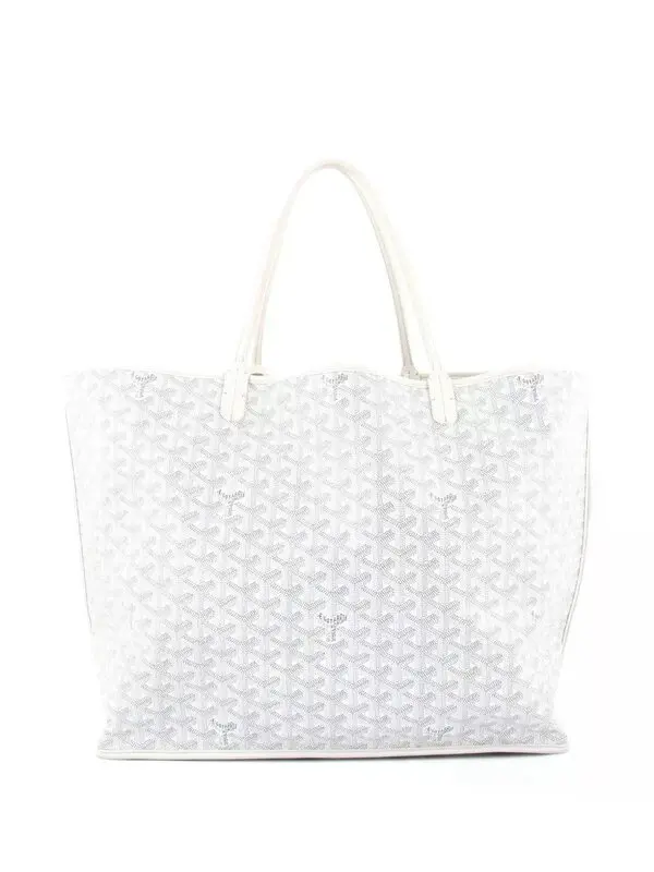 Goyard Anjou Reversible Coated Canvas And Toile Canvas Pm Tote Bag - White