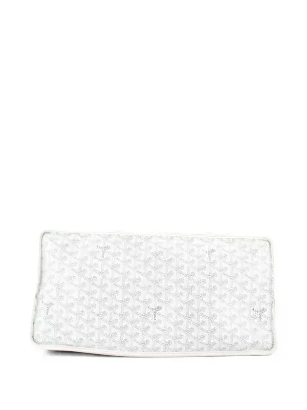 Goyard Anjou Reversible Coated Canvas And Toile Canvas Pm Tote Bag - White