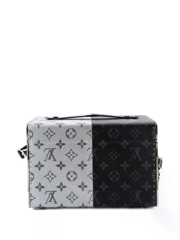 LOUIS VUITTON Monogram Eclipse Split Canvas Mini Trunk