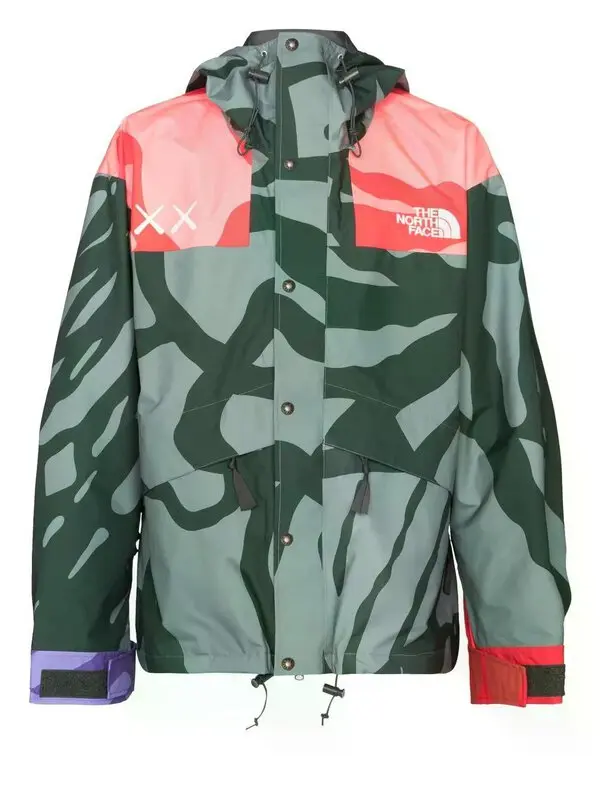 The North Face X Kaws Retro 1986 Hooded Jacket - Green