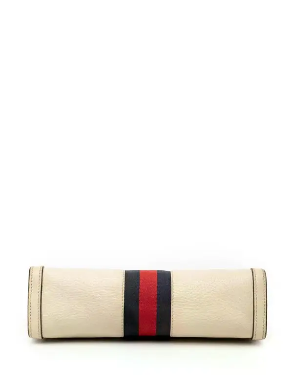Gucci 2016-2026 Small Calfskin Ophidia Chain Crossbody Bag - White