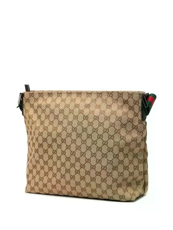 Gucci Gg Canvas Web Crossbody Bag