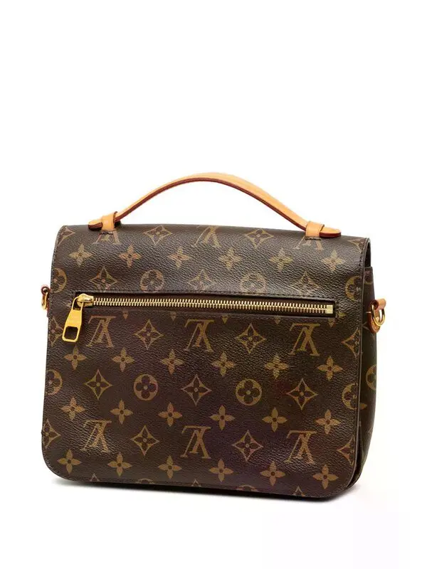 LOUIS VUITTON 2018 Monogram Pochette Metis Satchel - Brown
