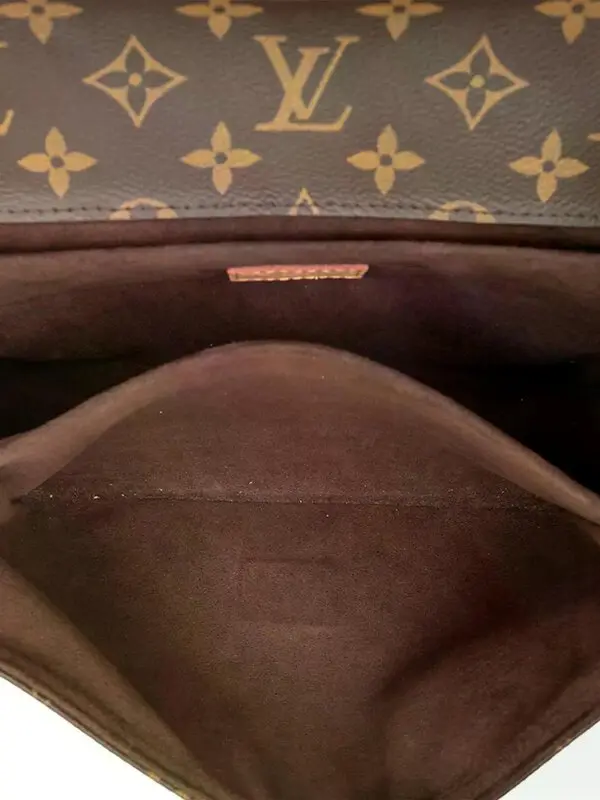 LOUIS VUITTON 2018 Monogram Pochette Metis Satchel - Brown