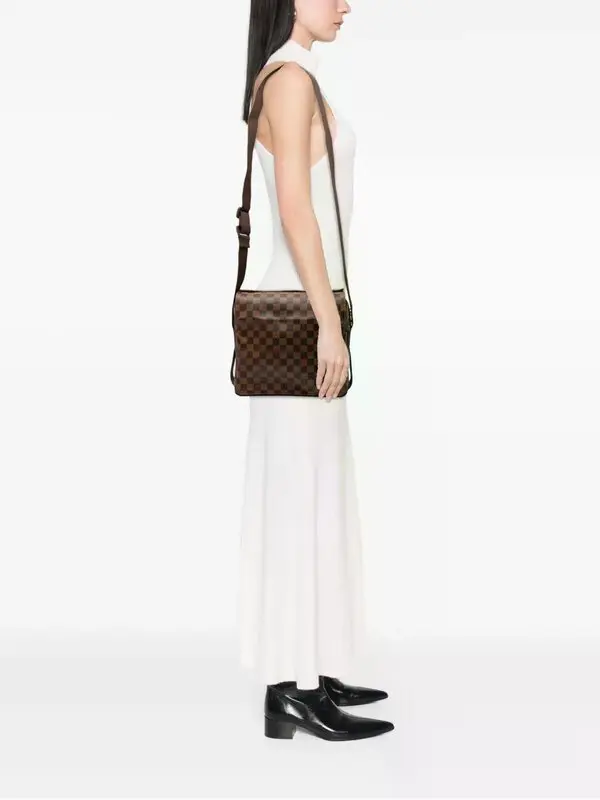 LOUIS VUITTON 2010 Damier Ebene Naviglio Crossbody Bag