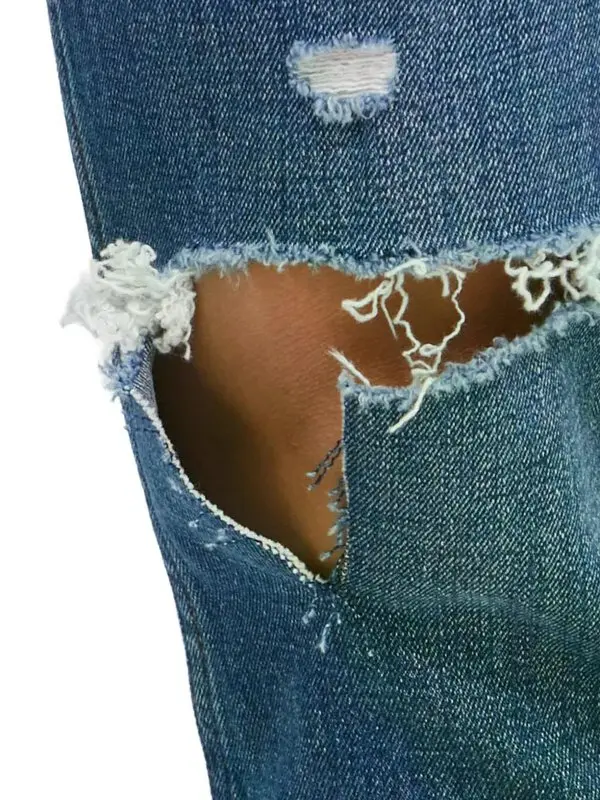 Abercrombie Ripped High-rise Skinny Jeans