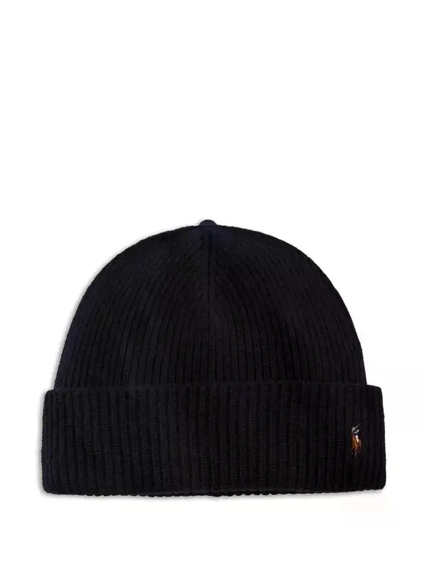 Polo Ralph Lauren Signature Cuff Beanie - Blue