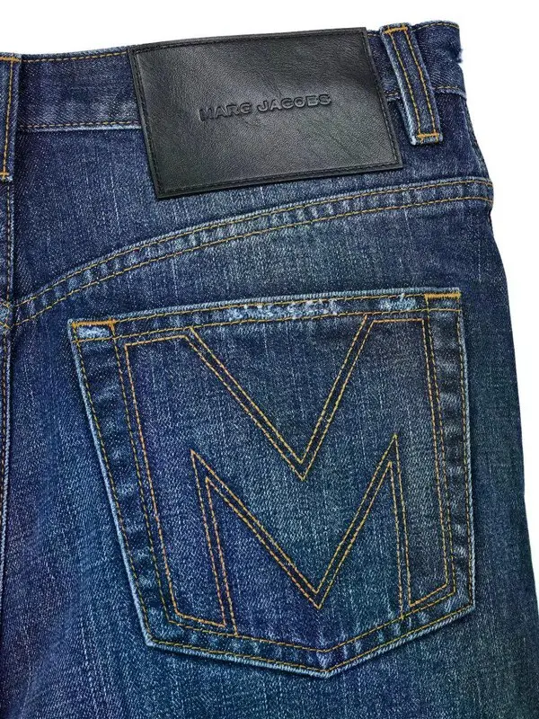 Marc Jacobs Grommet Denim Shorts - Blue