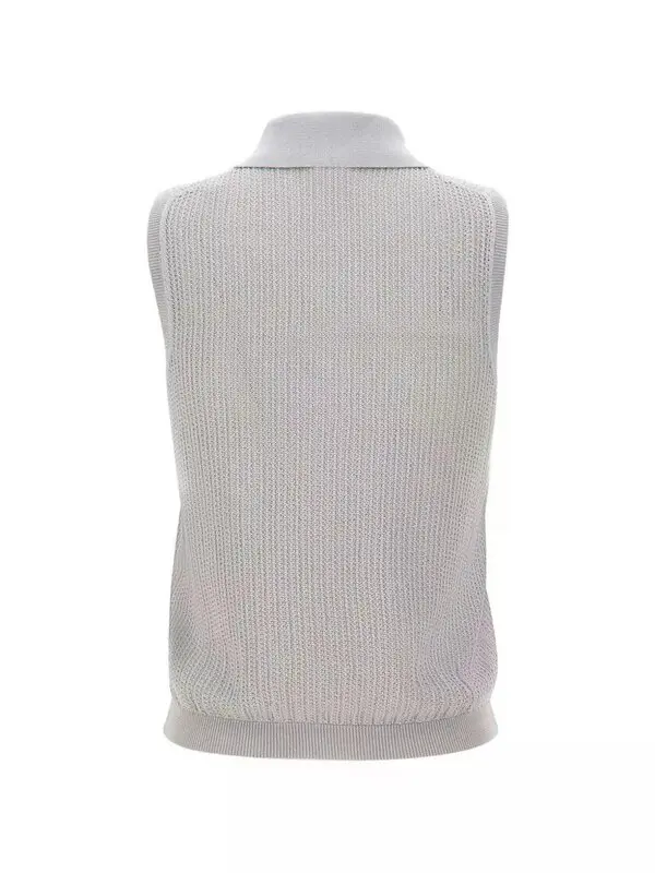 Eleventy Knitted Button Top