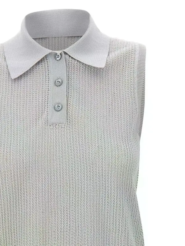 Eleventy Knitted Button Top