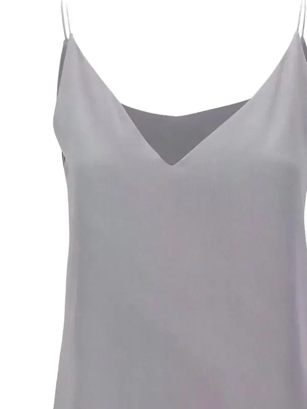 Eleventy Slim Strap V-neck Top