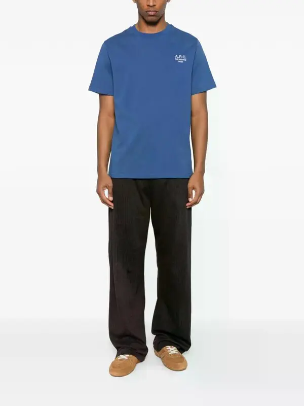 A.p.c. Logo T-shirt - Blue