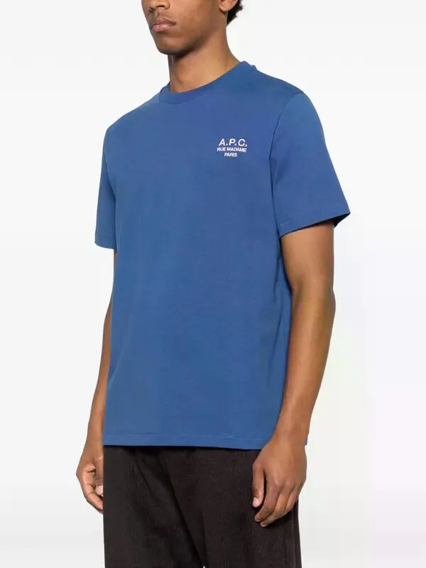 A.p.c. Logo T-shirt - Blue